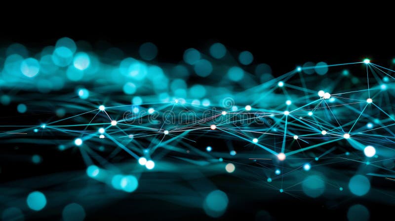 Abstract Network Connection Structure Background, Data Technology ...