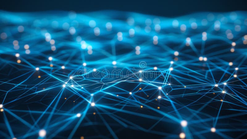 Abstract Network Connection Structure - Global Internet Technology ...