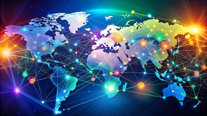 Abstract Network of Connections: a Visual Representation of Global ...