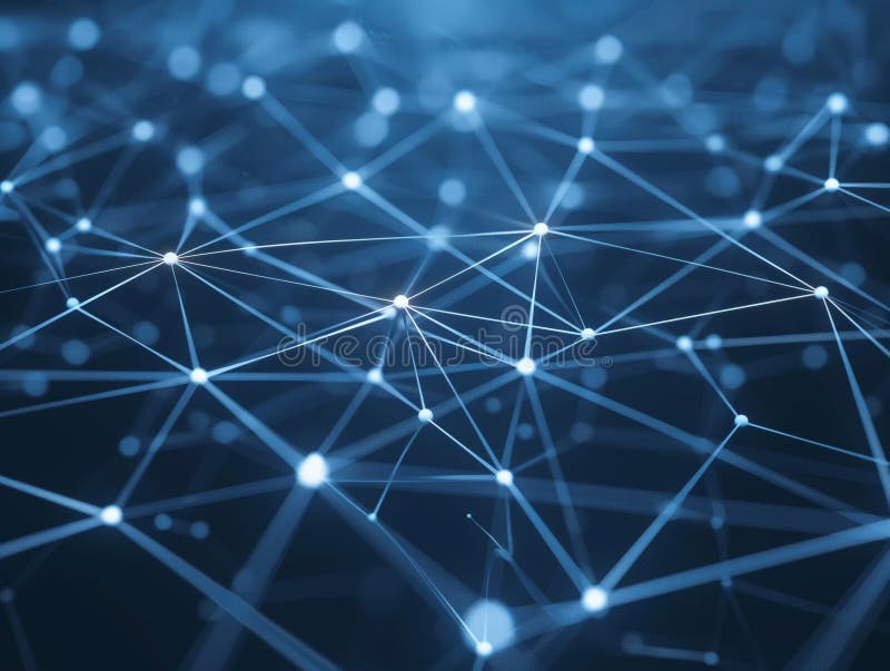 Abstract Network Connectivity Background Stock Image - Image of ...