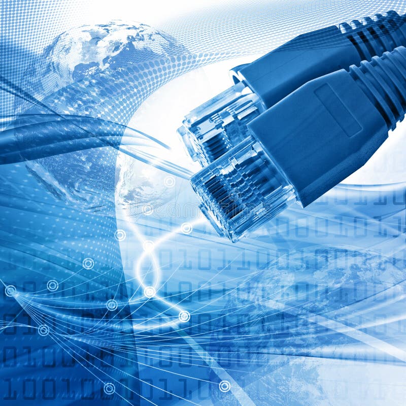 Abstract Network Connectivity Concept Stock Illustration - Illustration ...