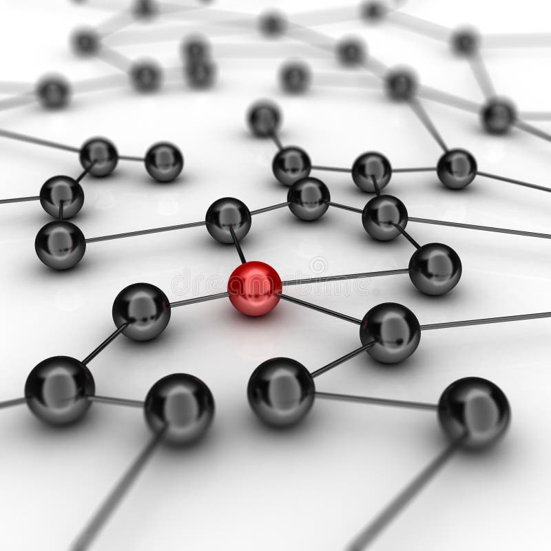 Leadership network stock illustration. Illustration of internet - 30162622