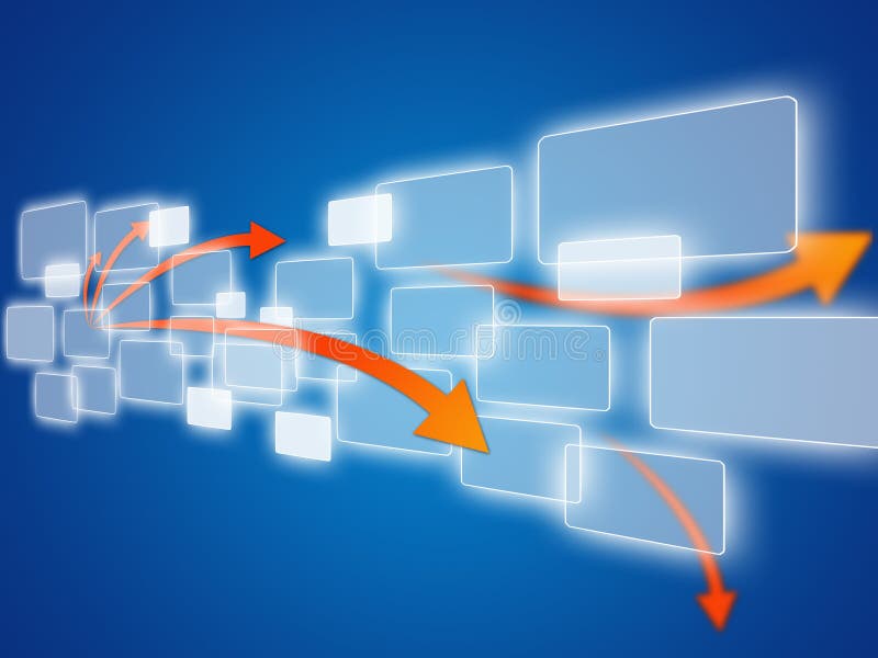 Abstract Network Design stock illustration. Illustration of eps10 ...