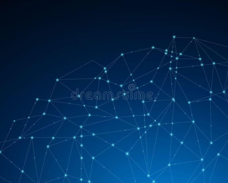 Abstract Network Design stock illustration. Illustration of cyber ...