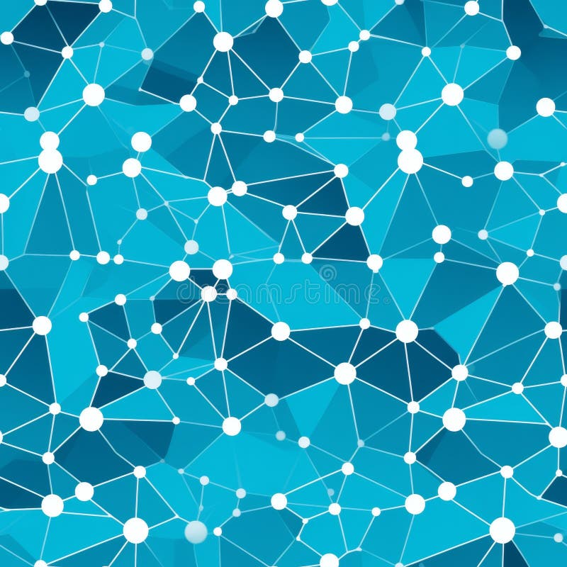 Abstract Network Diagram with Connecting Lines and Nodes in Shades of ...