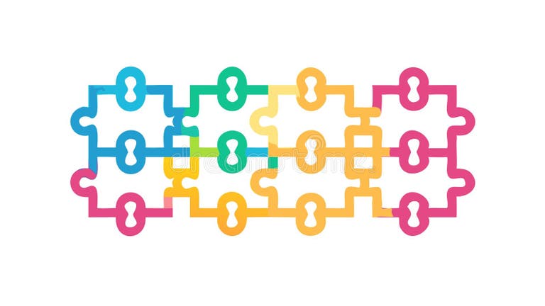 Abstract Network Diagram, Interconnected Nodes Symbol, Vector Design ...