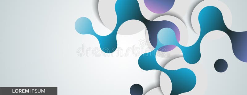 Abstract Network Dot Line Connect on Light Background. Communication ...