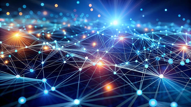 Abstract Network Flow: a Digital Symphony of Interconnected Lines AI ...