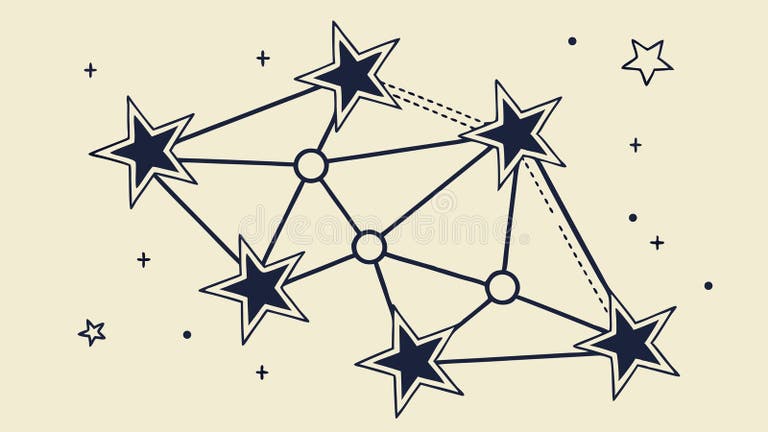 Abstract Network Graph, Connected Data Points, Vector Design Generative ...