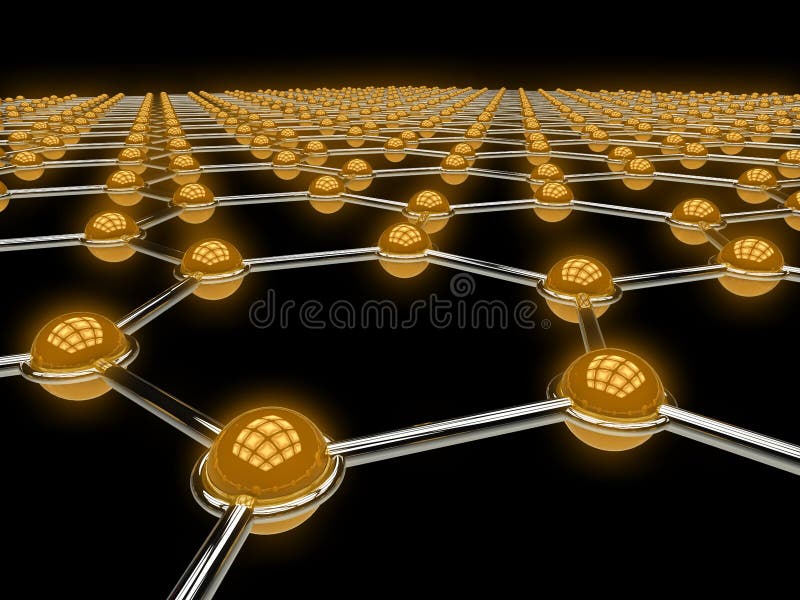 Abstract Network Illustration Stock Illustration - Illustration of ...