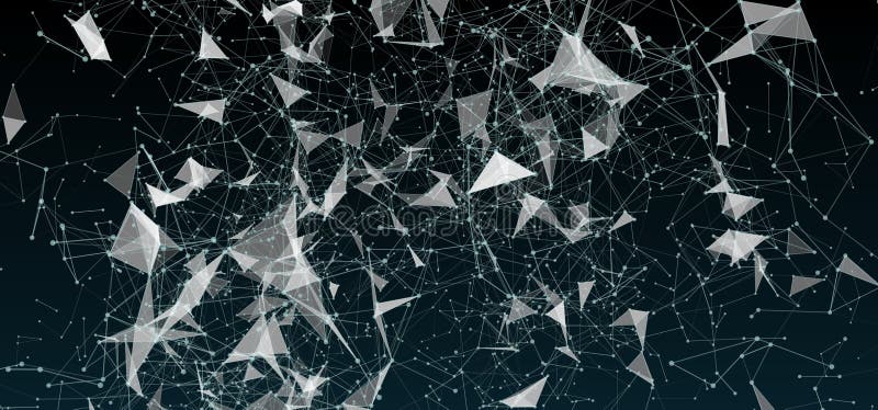 Abstract Network Plexus Connection Net Stock Illustration Illustration Of Light Concept