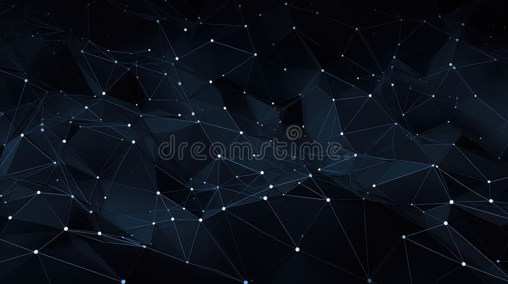 Abstract Network Shapes Background Stock Illustration - Illustration of ...