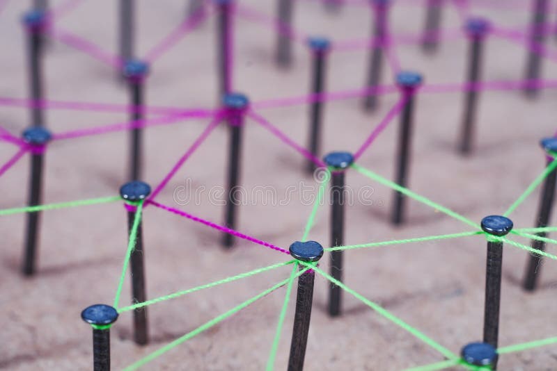 Abstract of Network,social Media, Internet and Link Stock Image - Image ...