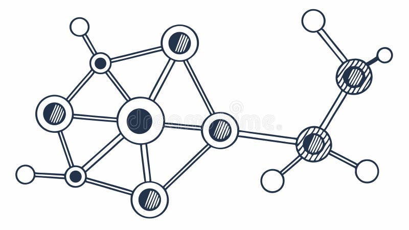 Abstract Network Structure Vector Interconnectedness And Data Vector Design Generative Ai