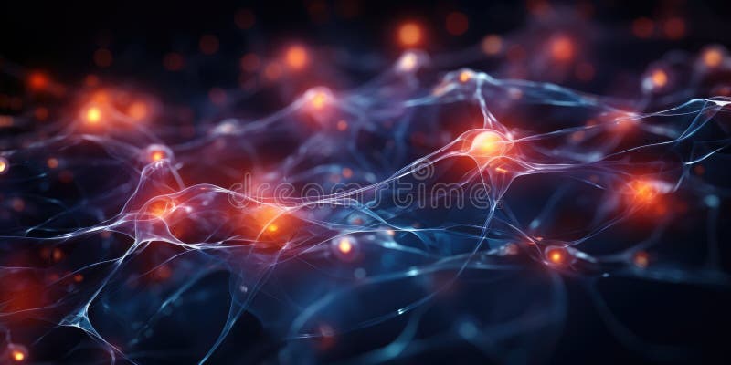 Abstract Neural Background. Ai Generated Stock Image - Image of analytics, modern: 300772887