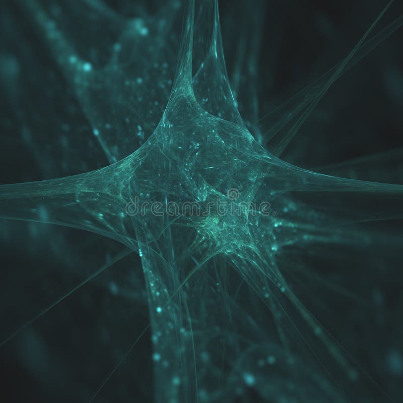 Abstract Neural Connections Background, Futuristic Style Concept ...