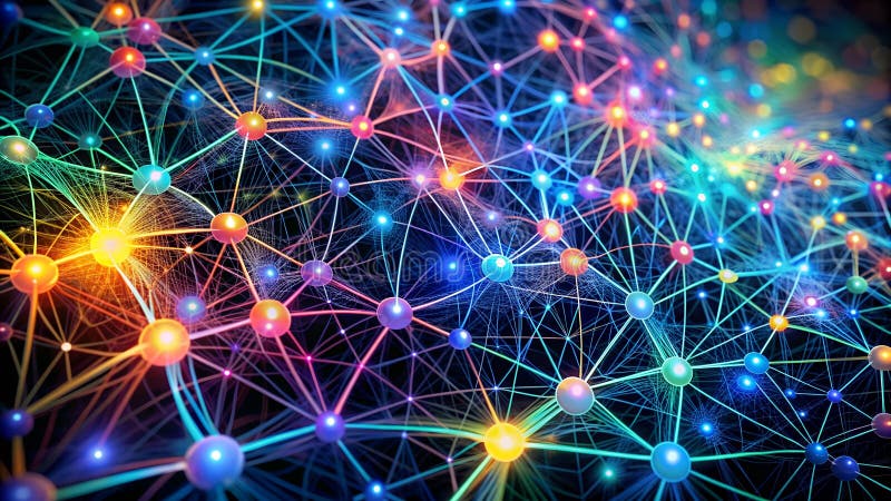 Abstract Neural Network Flow A Visual Representation Of Interconnected