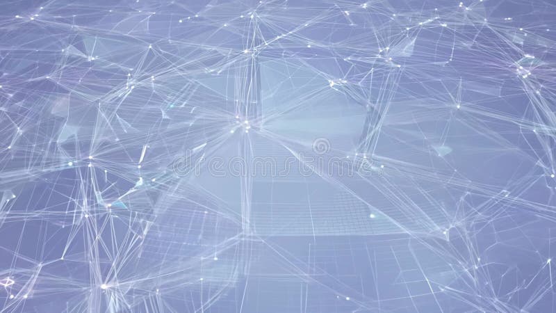 Abstract Neural Network with Interconnected Nodes on a Light Blue ... Abstract Neural Network with Interconnected Nodes on a Light Blue ...
