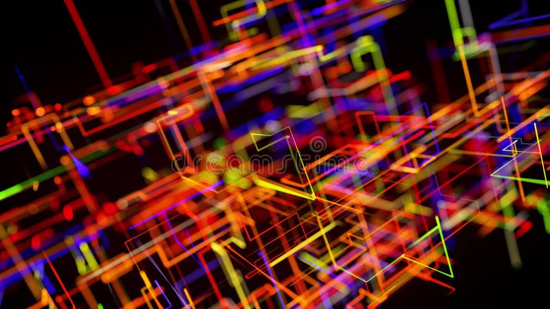 Abstract Neural Network: 4K Sci-Fi Motion Graphics - Mesmerizing 3D ...