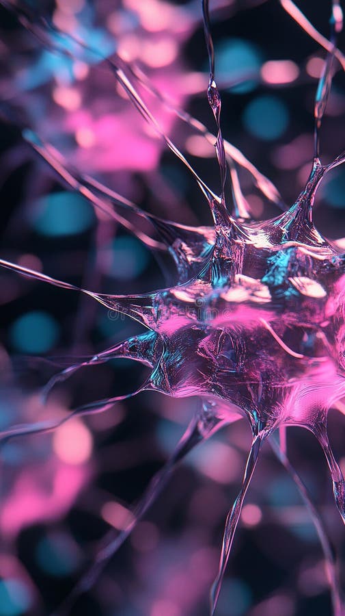 Abstract Neural Network Poster Reflecting the Evolution of Teamwork and ...