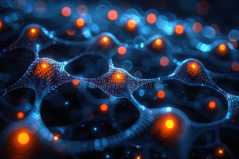 Abstract Neural Network Visualized Stock Illustration - Illustration of ... Abstract Neural Network Visualized Stock Illustration - Illustration of ...