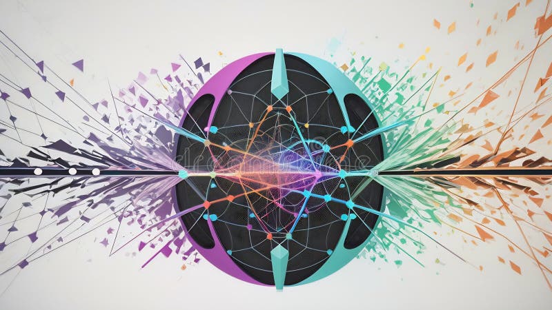 Abstract Neuro Brain or Technology Particles Stock Video - Video of ...