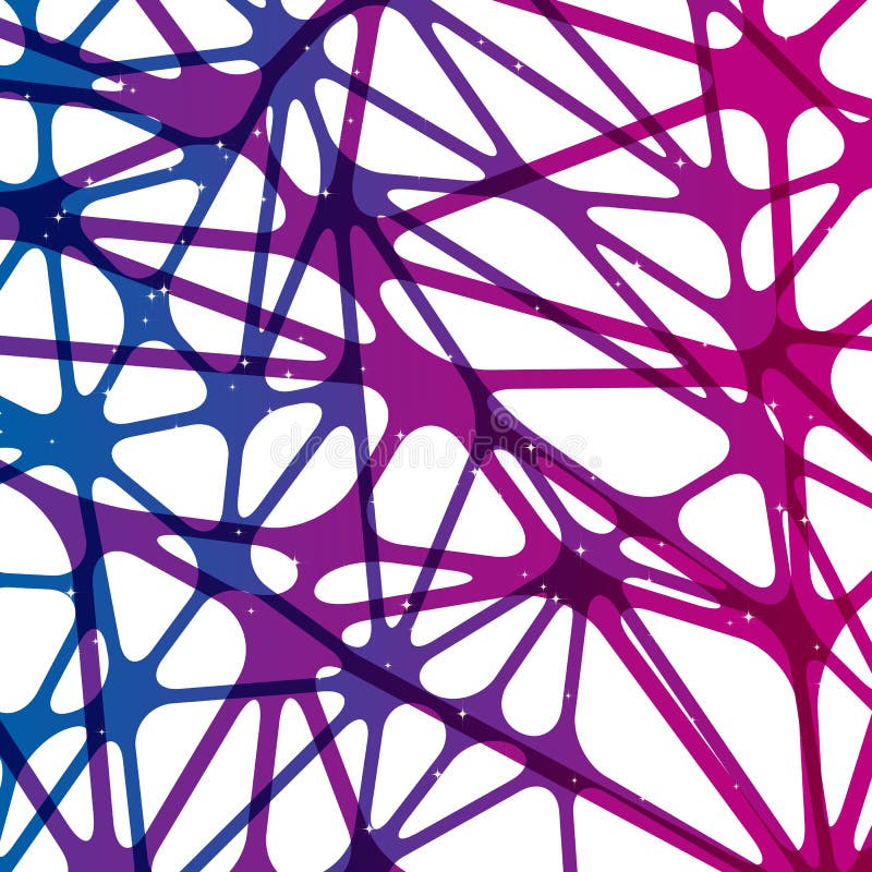 Abstract Neuron Cell Biotech Molecule Atom Nanotechnology Logo Vector ...