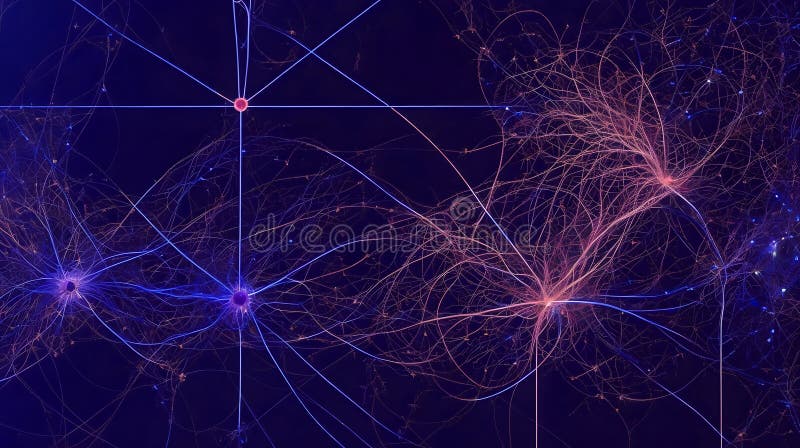 Abstract Neuron Network Future Machine Learning Working Universe Stock ... Abstract Neuron Network Future Machine Learning Working Universe Stock ...