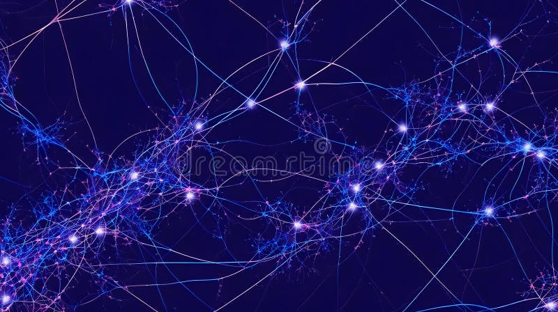 Abstract Neuron Network Future Machine Learning Working Universe Stock ... Abstract Neuron Network Future Machine Learning Working Universe Stock ...