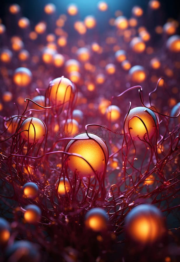 Abstract Neuronal Forest stock illustration. Illustration of nature ...