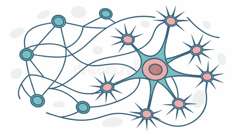 Abstract Neurons Network: Brain Connection Vector Illustration, Vector ...