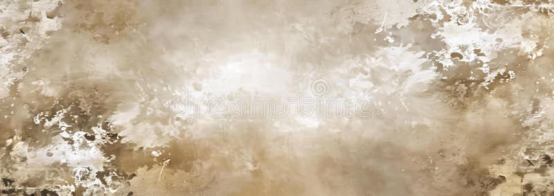 Abstract Neutral Watercolor Background Texture, Beige Paint Wash Effect ...