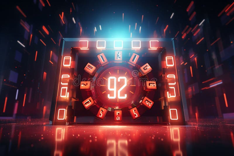 Abstract New Years Countdown Concept with Stock Illustration ...