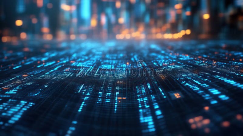 Abstract News Concept with Blue Lines Connecting with Data Stock ...