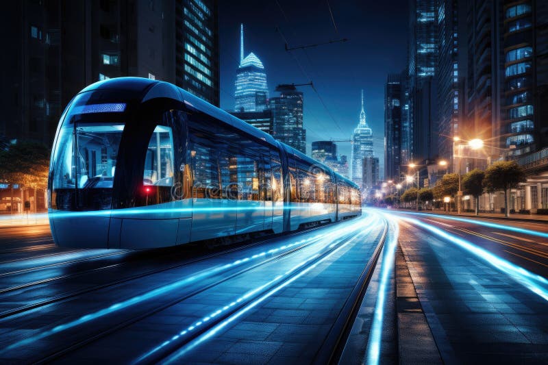 Abstract Cityscape Background. Smart City, Ai and Digital ...