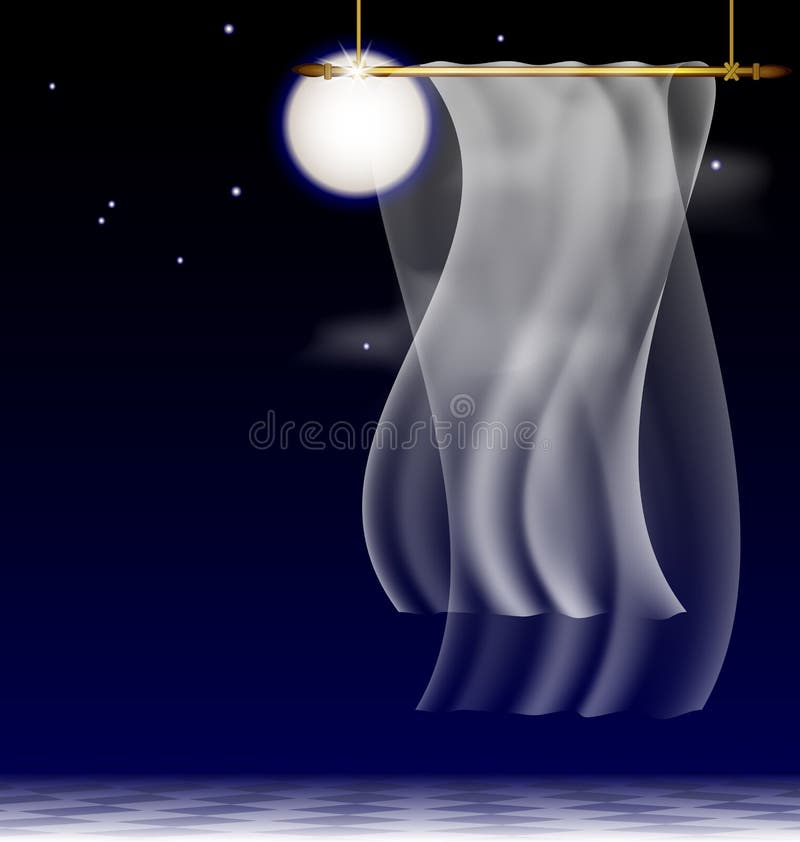 Windy Curtain Stock Illustrations – 82 Windy Curtain Stock ...
