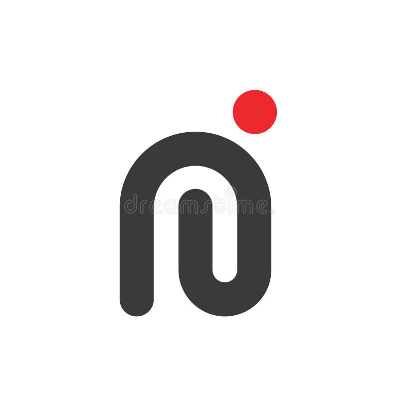 Abstract Nj Letter Icon Vector Concept Design Template Stock Vector ...