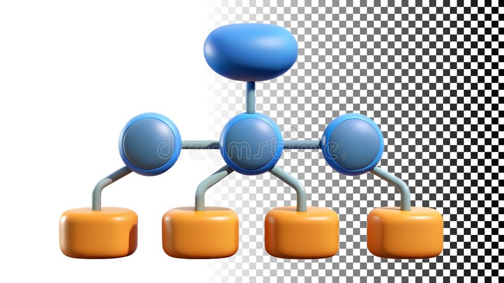 Abstract Node Network Structure Showing Connections And Data Flow Png