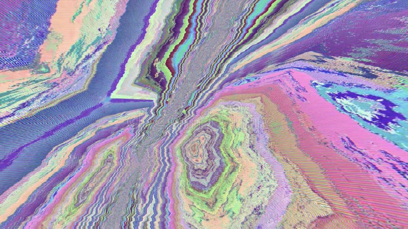 Abstract Noisy Dynamic Sci-fi Rave Trip Background. Stock Footage ...