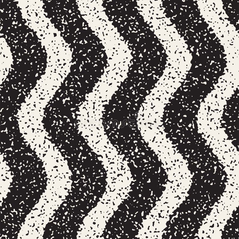 Abstract Noisy Textured Geometric Shapes Background. Vector Seamless ...