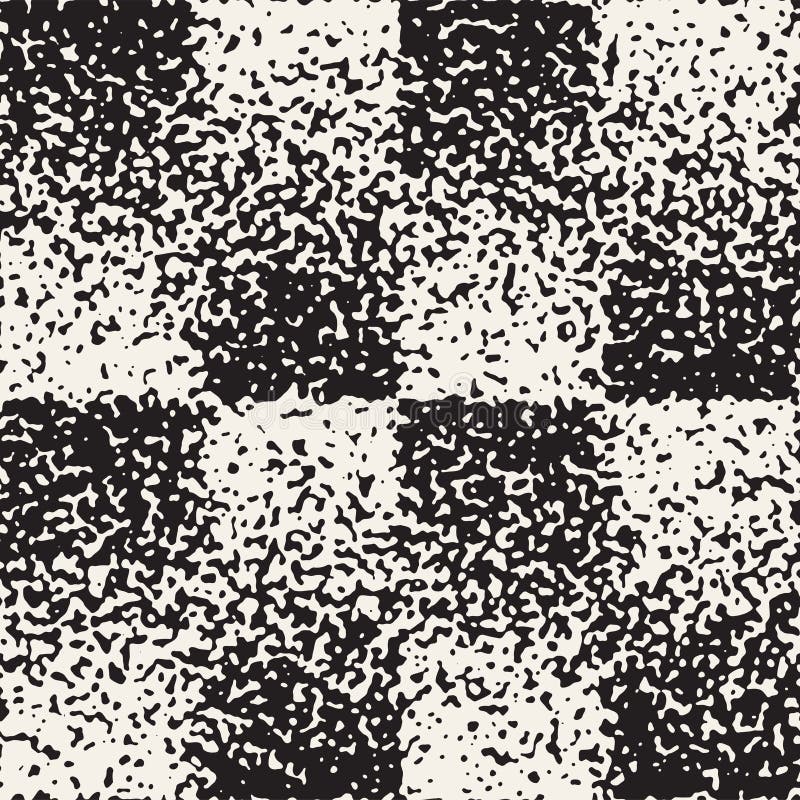 Abstract Noisy Textured Geometric Shapes Background. Vector Seamless ...