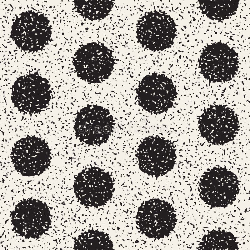 Abstract Noisy Textured Geometric Shapes Background. Vector Seamless ...