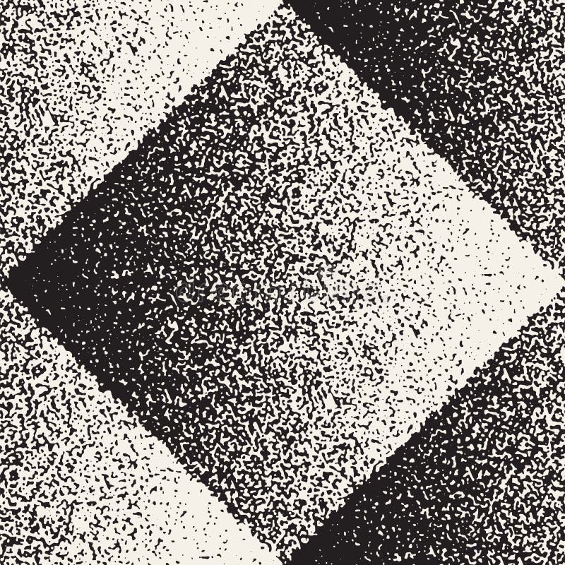 Abstract Noisy Textured Geometric Shapes Background. Vector Seamless ...