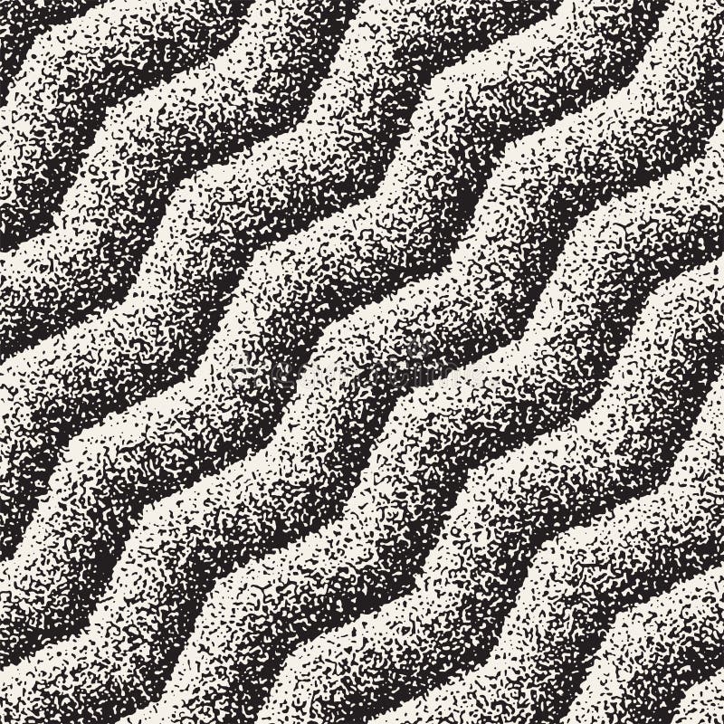 Abstract Noisy Textured Geometric Shapes Background. Vector Seamless ...