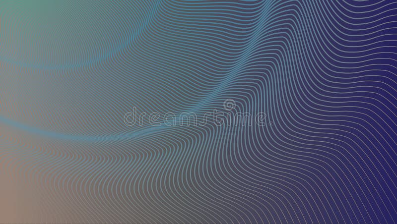 Abstract Non-ai Curved Wire Effect Illustration Stock Illustration ...
