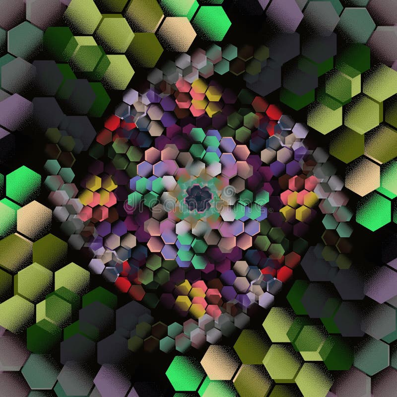 Abstract Non-ai Geometric Gradient Pattern Illustration Background ...