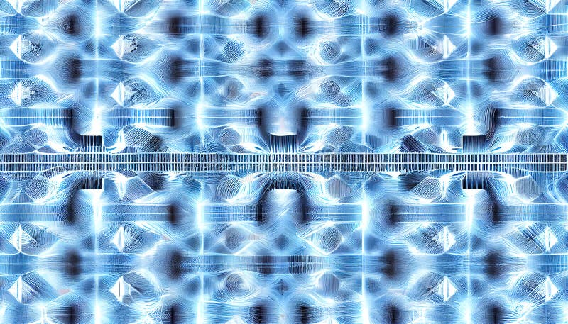 Abstract Non Regular Pattern Micro Chip. Ai Generated Stock ...