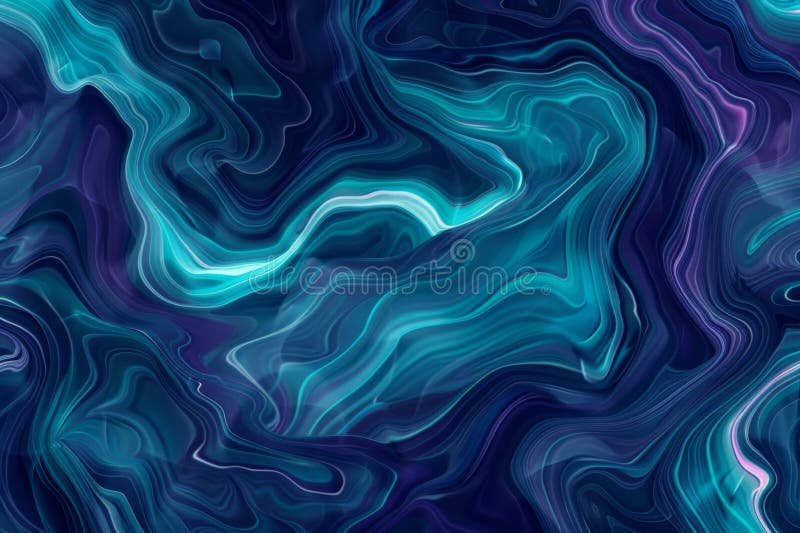 Abstract Northern Lights Ethereal Aurora Background. Flowing Waves in ...
