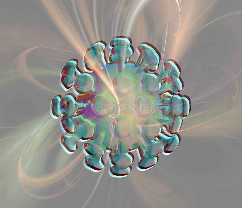 Abstract Novel Coronavirus, Second Wave of Coronavirus, Virus Concept ...