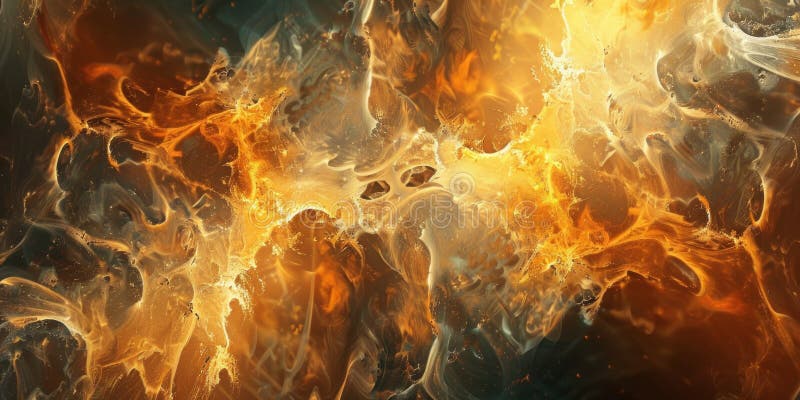 Abstract Nuclear Art Style Background Stock Photo - Image of ...
